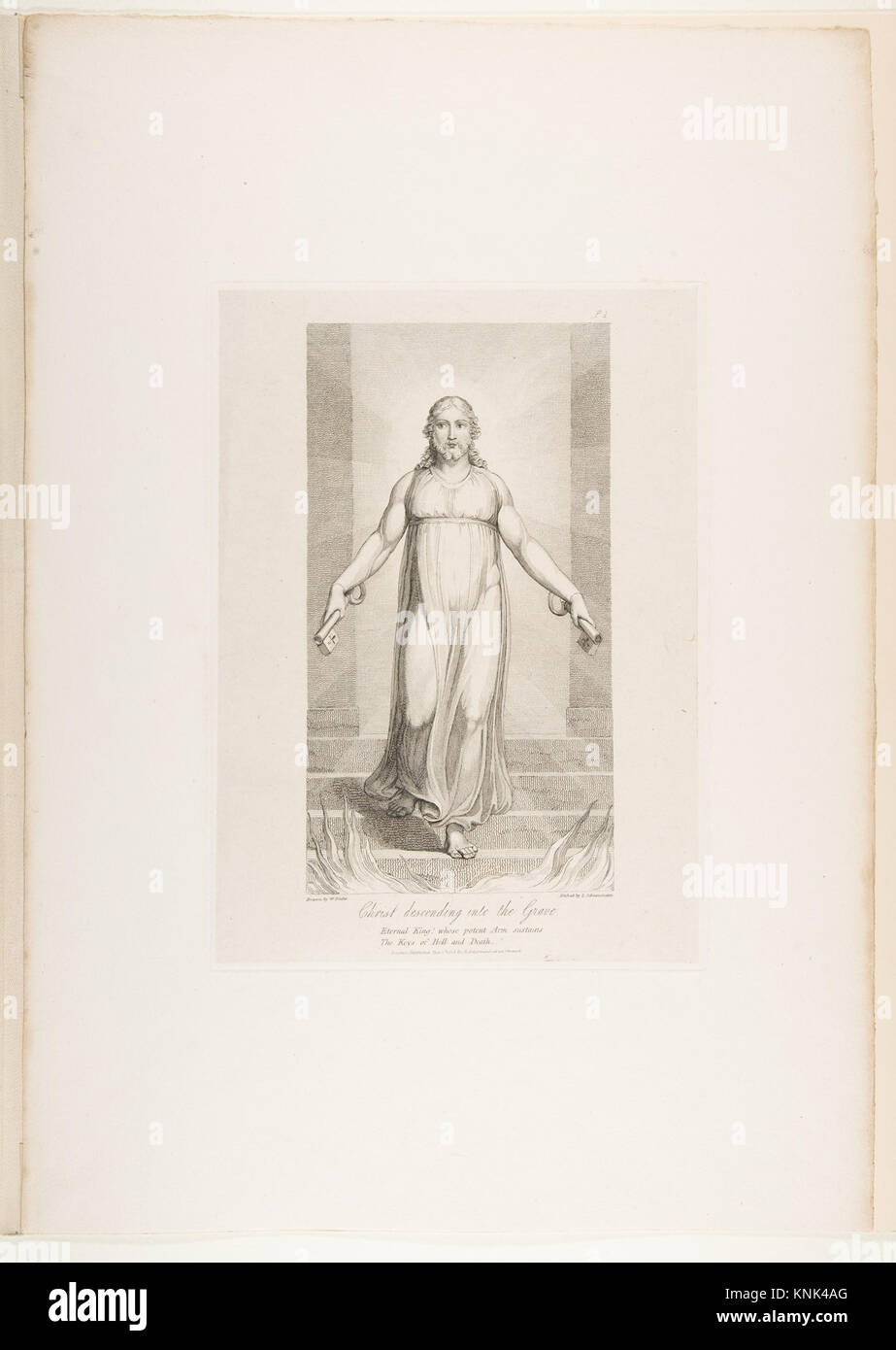 Blake, christ descending into the grave hi-res stock photography and ...
