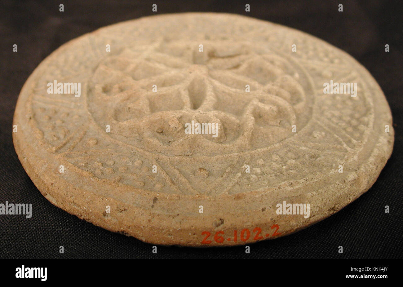 Bath Scraper, 12th-13th century, ceramic, earthenware, unglazed Stock ...