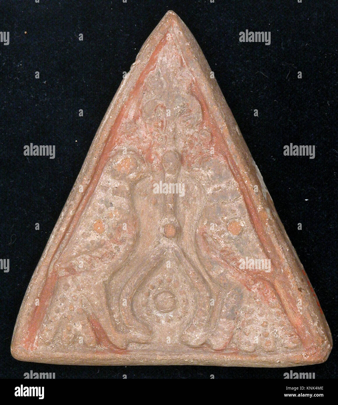 Bath Scraper, 12th-13th century, earthenware, unglazed, molded in ...