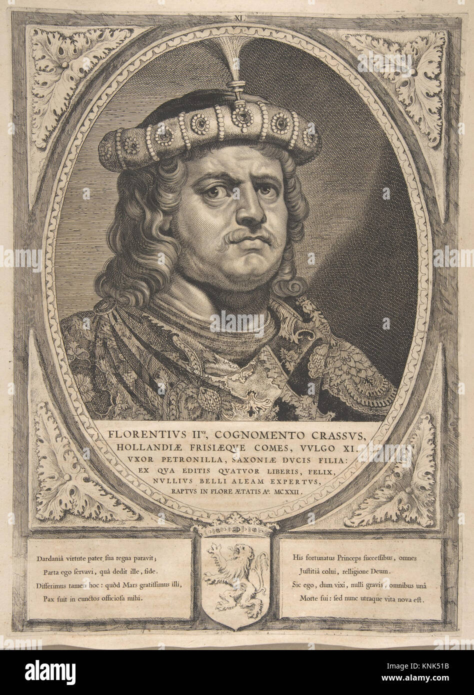 Portrait of Floris II from the series Counts and Countesses of Holland ...