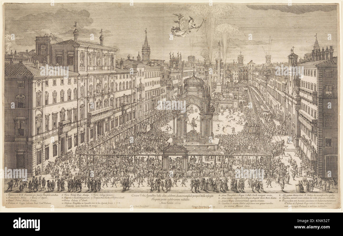 Fête of the Spaniards in Rome in the Year of the Jubilee, 1650 by ...