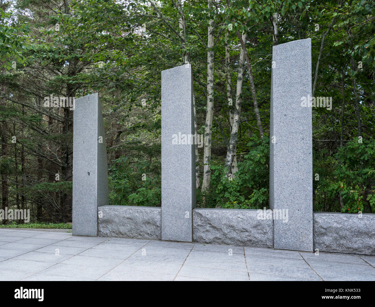 Swissair Flight 111 memorial, Bayswater, Nova Scotia, Canada Stock ...
