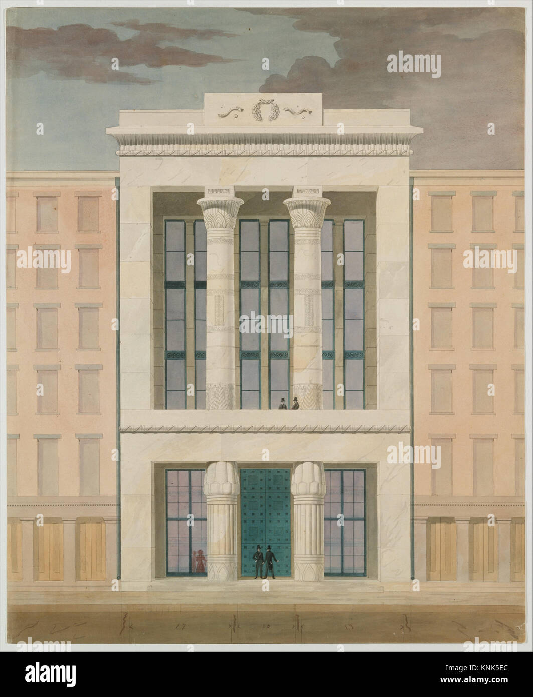American Institute, New York City (front elevation Stock Photo - Alamy