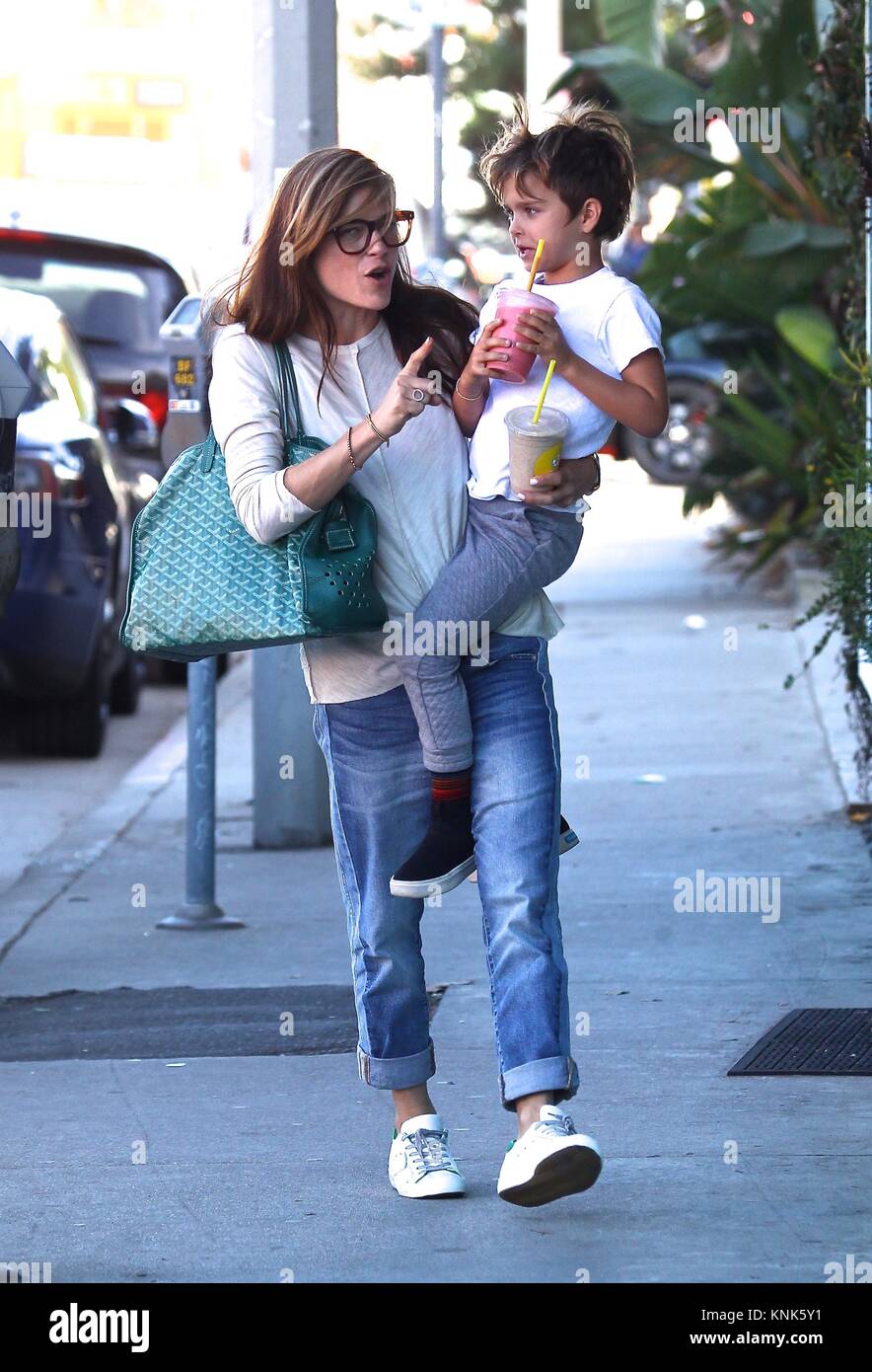 Selma Blair disciplines her son Arthur Bleick Featuring: Selma Blair ...