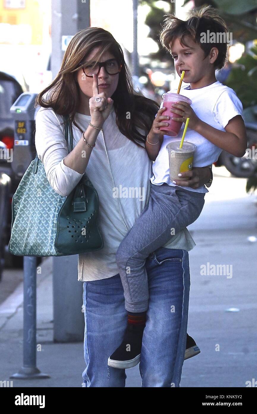 Selma Blair disciplines her son Arthur Bleick Featuring: Selma Blair ...