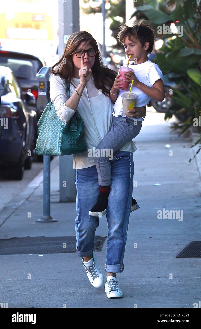 Selma Blair disciplines her son Arthur Bleick Featuring: Selma Blair ...