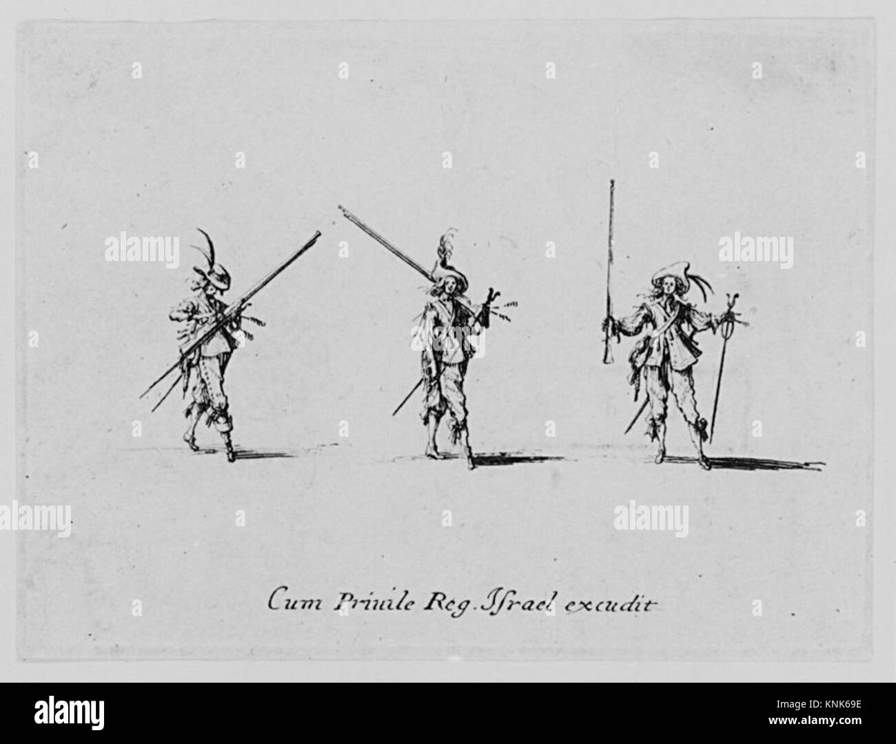 Exercises Militaires...Israel execu. 1635, print, Jacques Callot (1592 ...