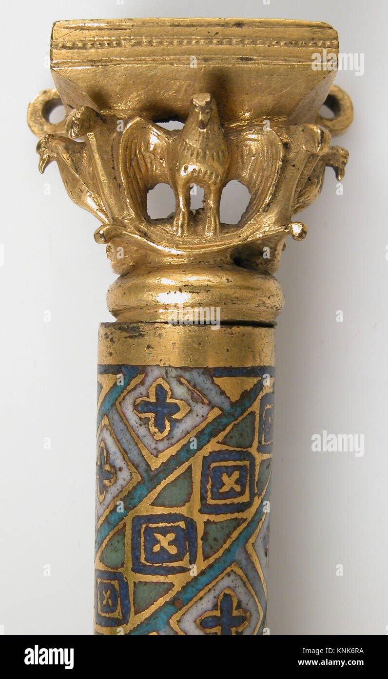 This German colonnette (ca. 1175–1200) from Cologne, part of a ...