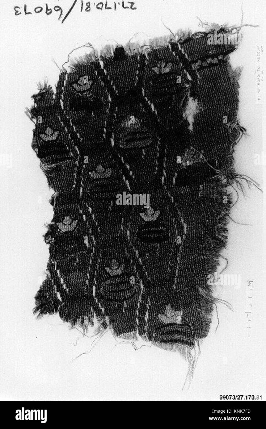 Textile Fragment, 9th-10th century, attributed to Egypt, wool and ...