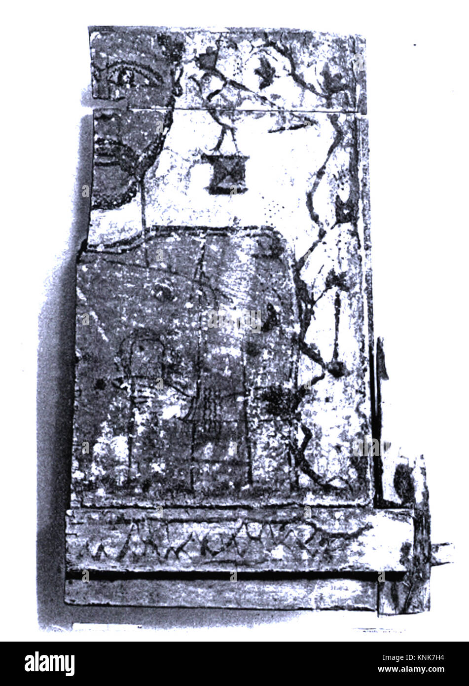 A 4th-century Coptic stela fragment from Kharga Oasis, Byzantine Egypt ...