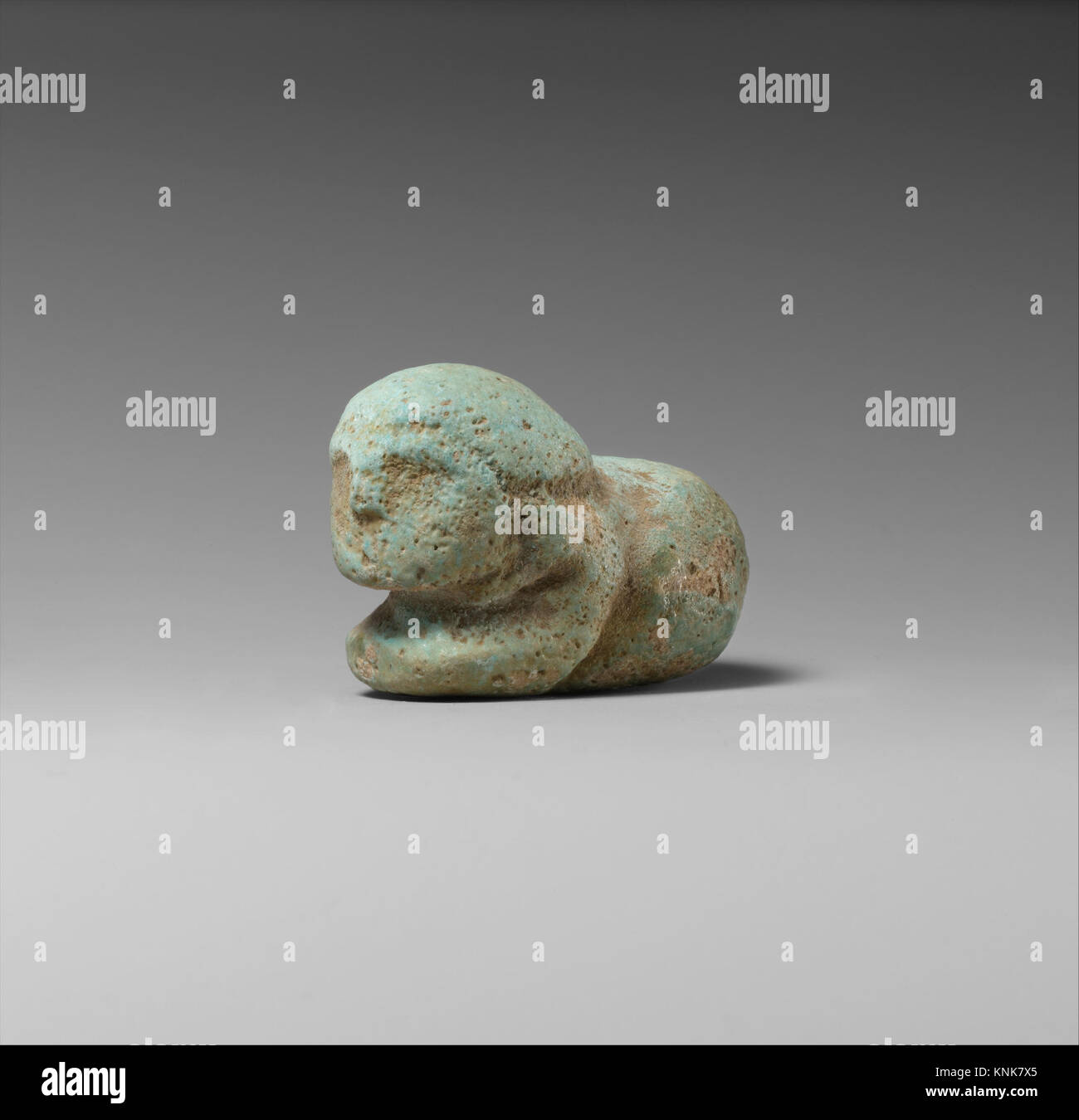 Figure of a Crouched Man, Early Dynastic Period, from Egypt, Memphite ...