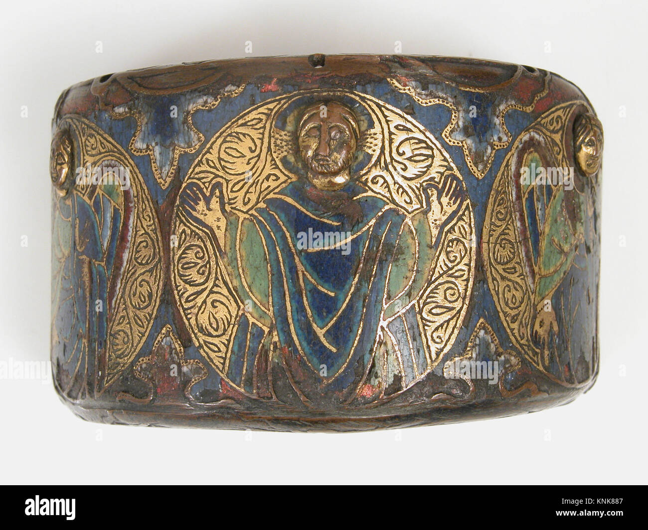 French band from early 13th-century Limoges, decorated with champlevé ...
