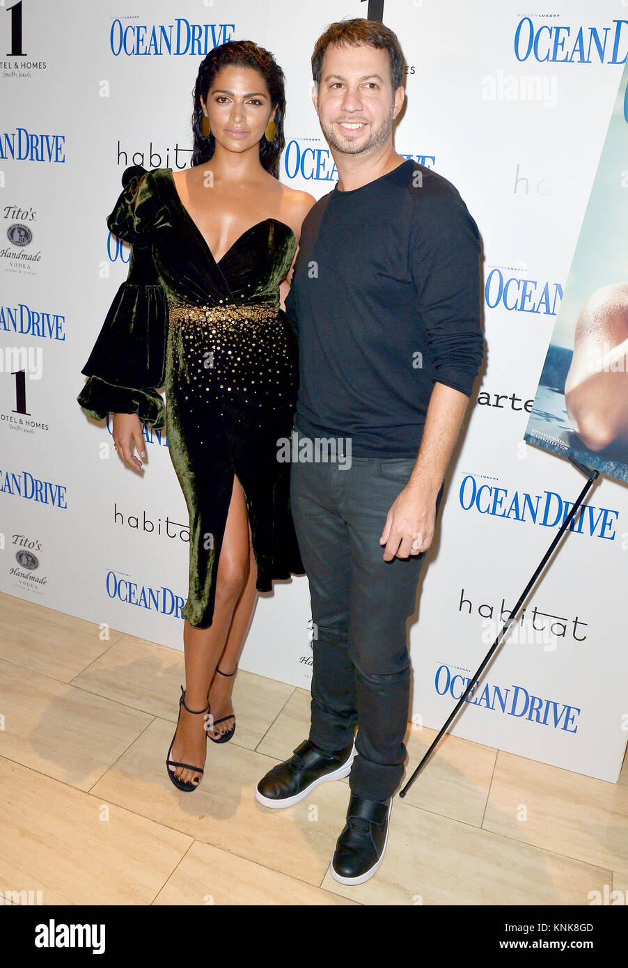 Camila Alves as Ocean Drive Magazine celebrates her November cover, at ...
