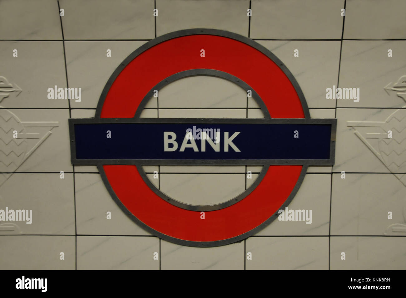 Signs from Bank underground station, designed by Hans Schleger, London ...