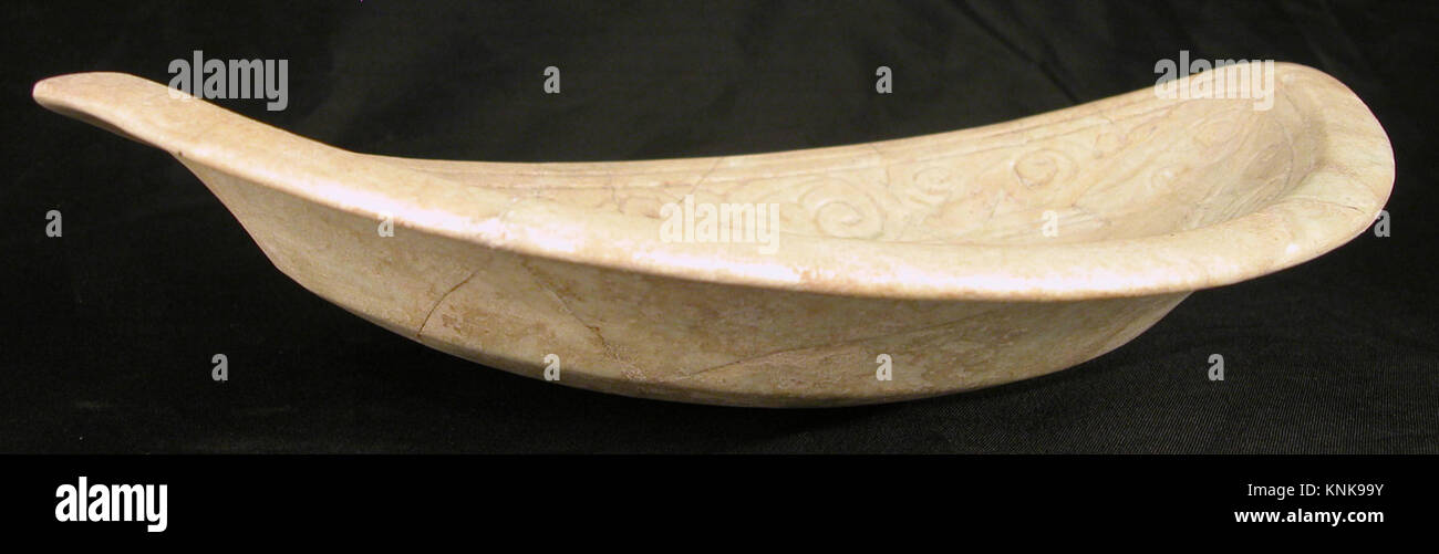 Boat-Shaped Pottery Bowl, late 11th-12th century, with additions first ...