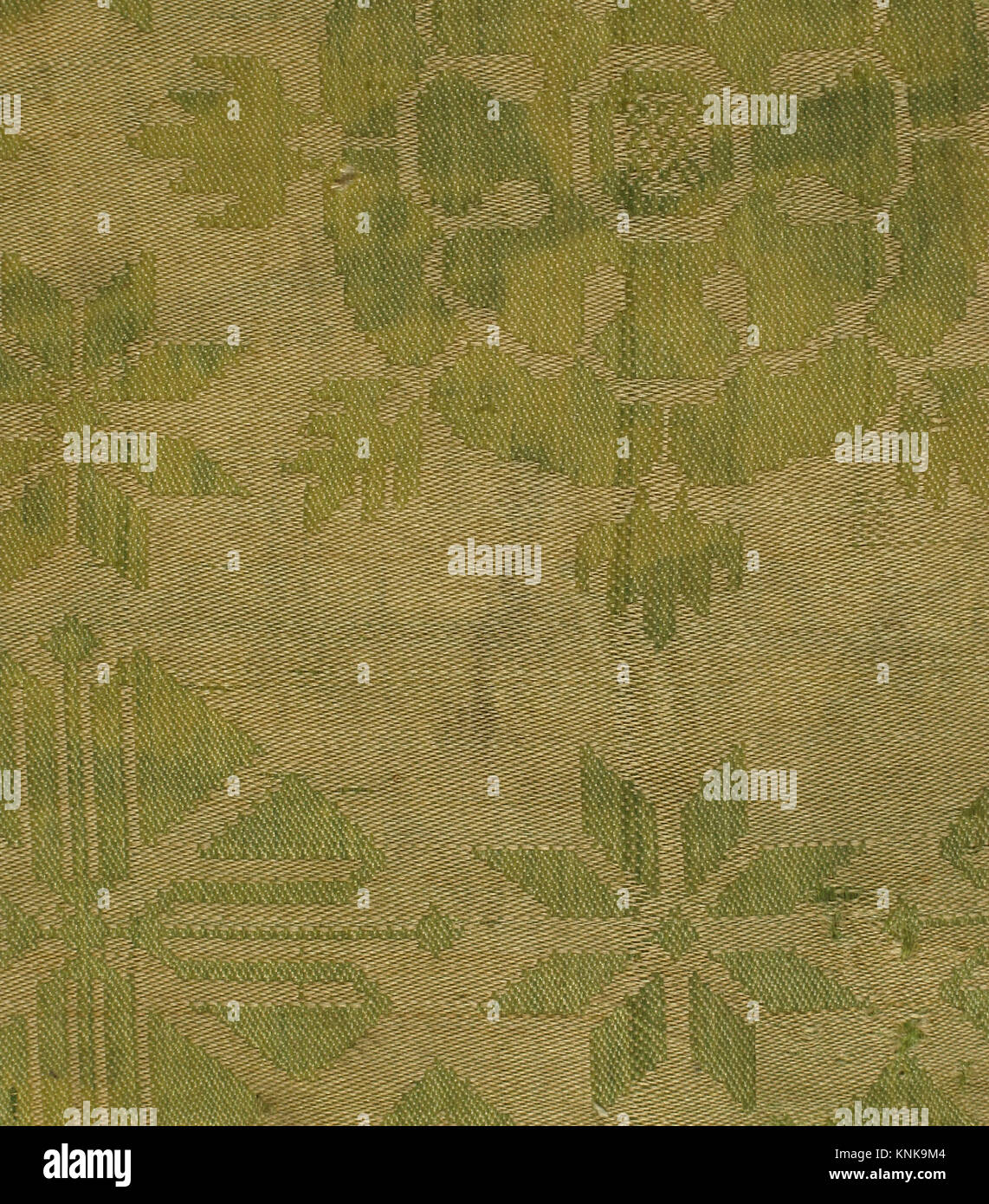 This 14th-century Italian brocade textile, crafted in Lucca, Italy ...