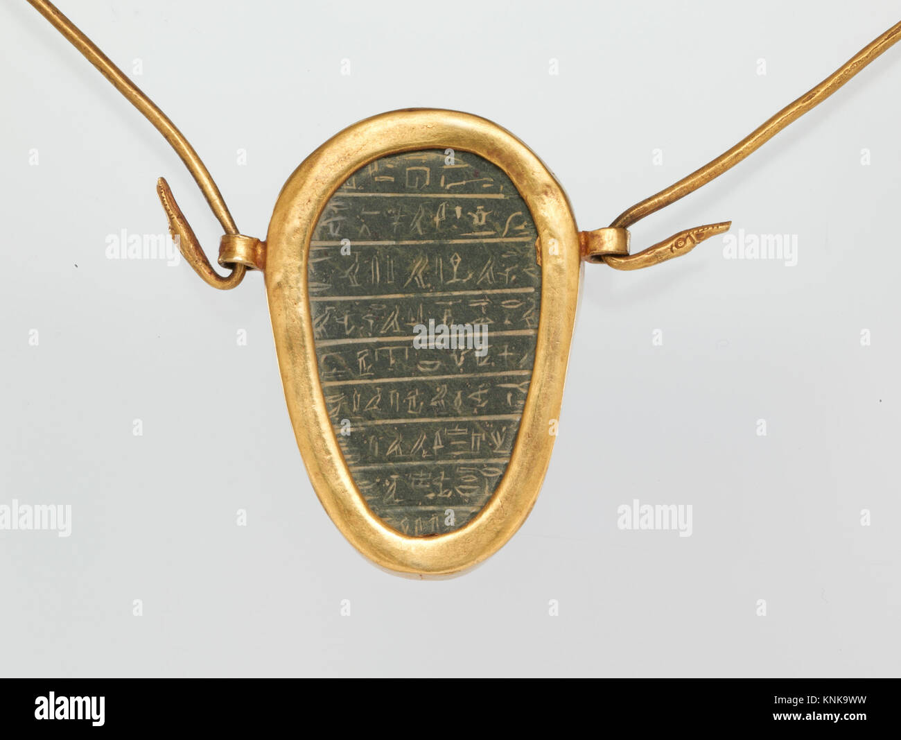 Heart Amulet og Manhata, New Kingdom, Dynasty 18, Reign of Thutmose III ...