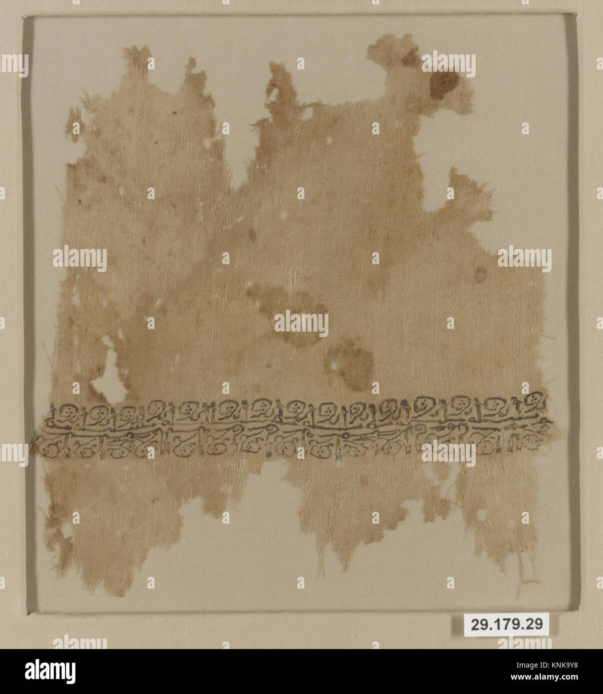 This Egyptian textile fragment from the 11th century is composed of ...