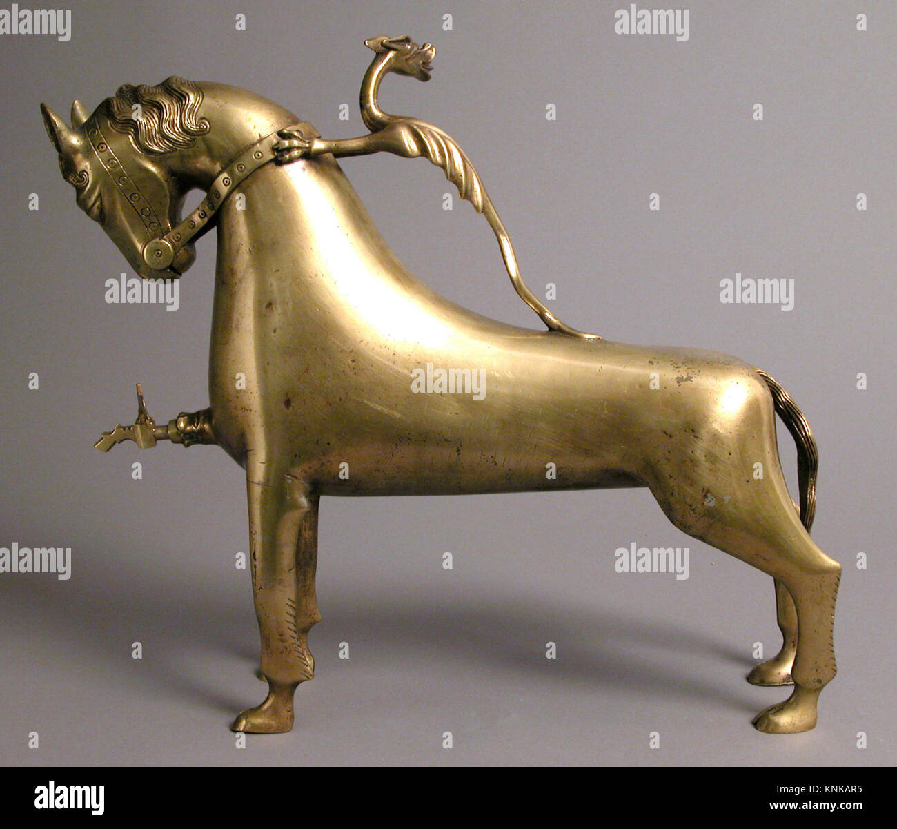 Aquamanile in the Form of a Horse, ca. 1400, German, Made in Nuremberg ...