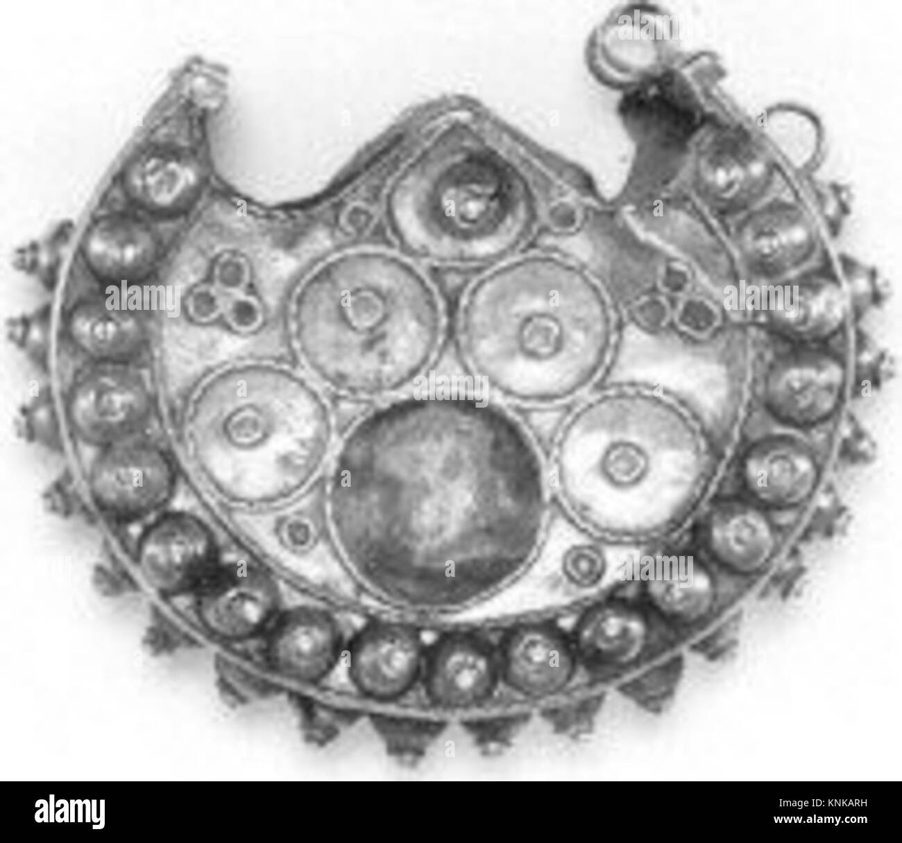 Earring, 11th-13th century, Attributed to probably Iran, gold Stock ...