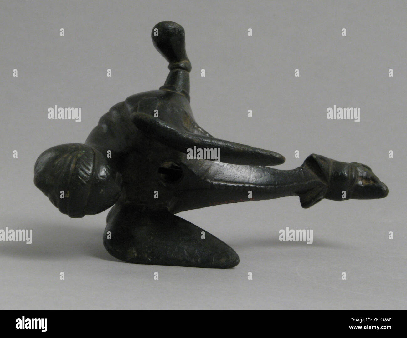 Fabulous Winged Creature with Human Face, probably from the foot of a ...