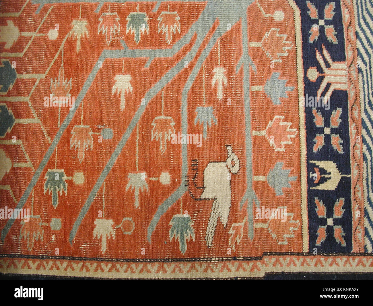 Fragment of a Garden Carpet, 18th century, Attributed to Northwestern ...