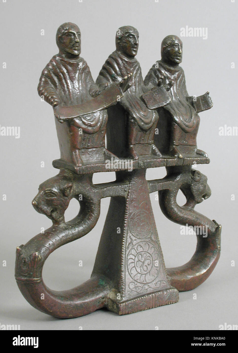 Chariot Mount with Three Figures, date: 300-500, Made in possibly Gaul ...