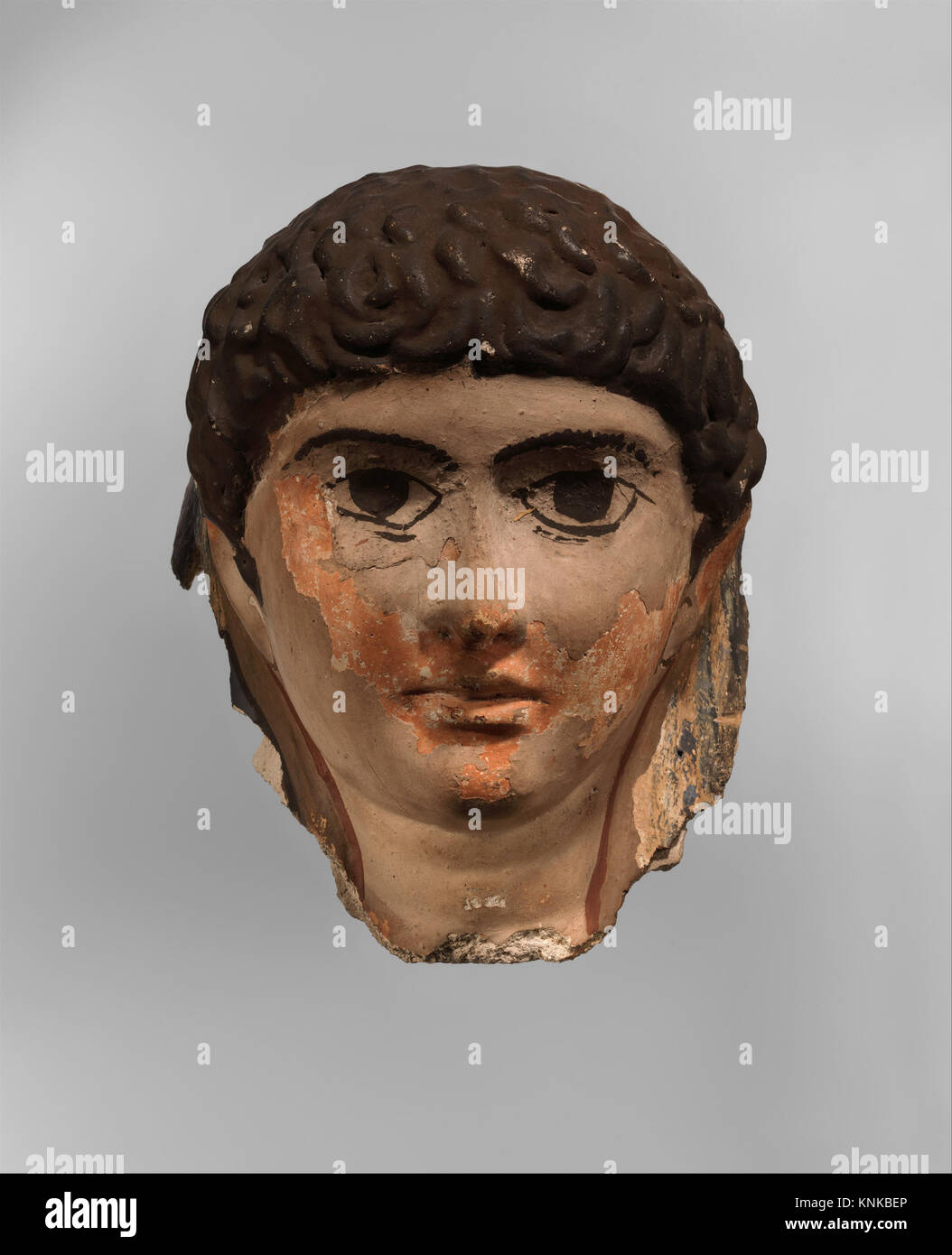 Funerary Mask, Roman Period, A.D. 1st-4th century, From Egypt, Medium ...
