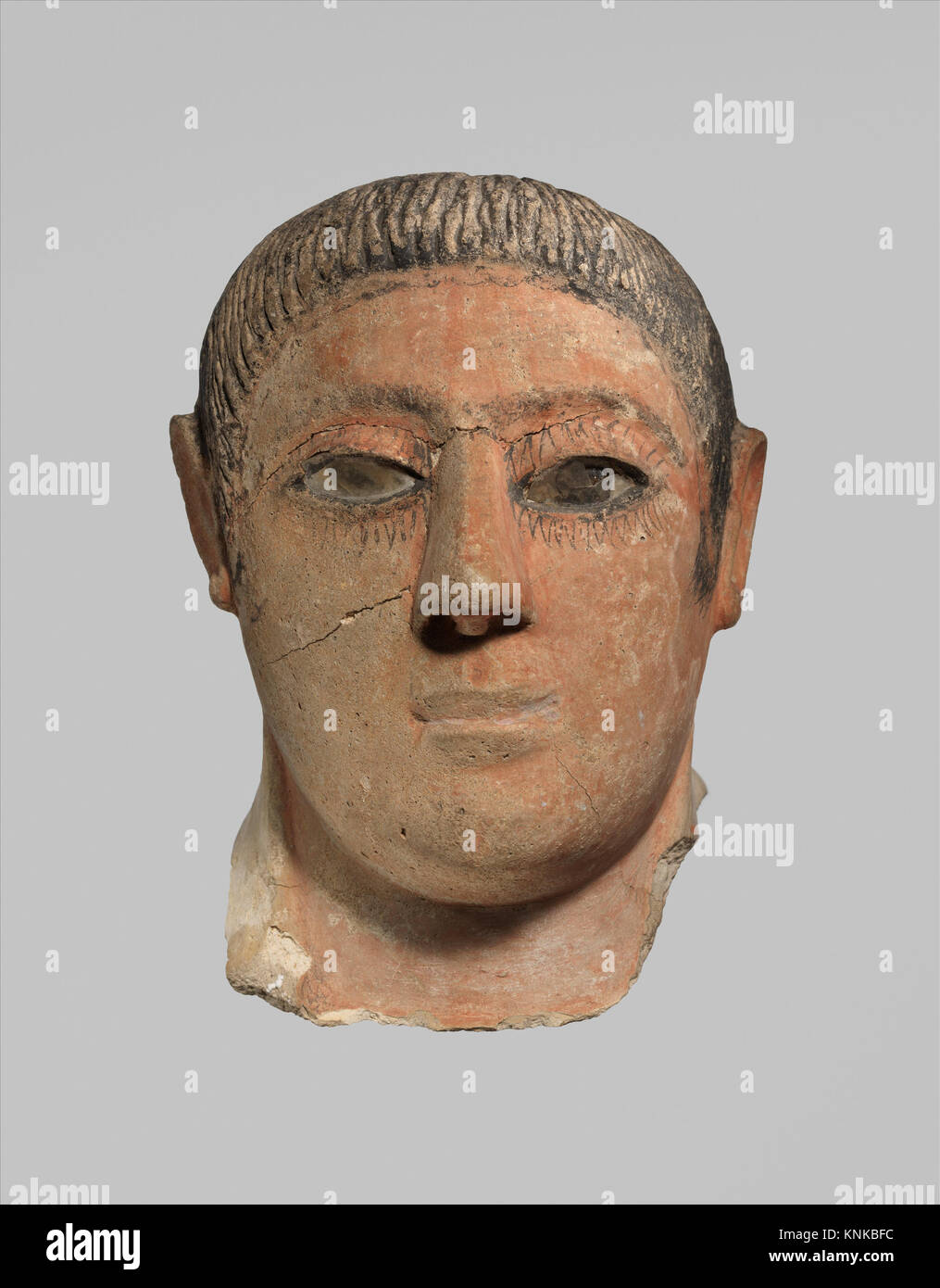 Funerary Mask, Roman Period, A.D. 4th century, From Egypt, Medium ...
