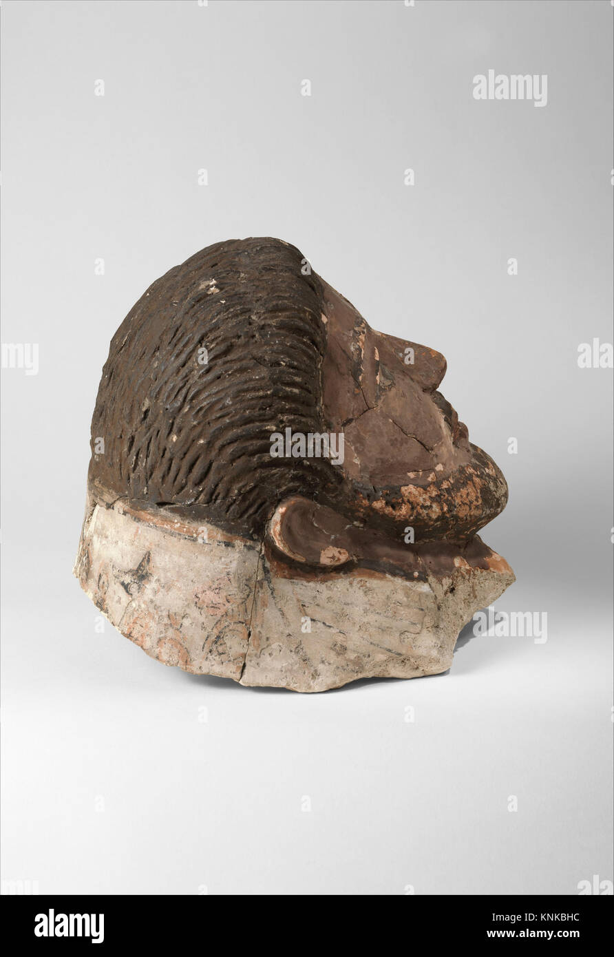 Funerary Mask, Roman Period, ca. 125, From Egypt, Medium: Plaster ...