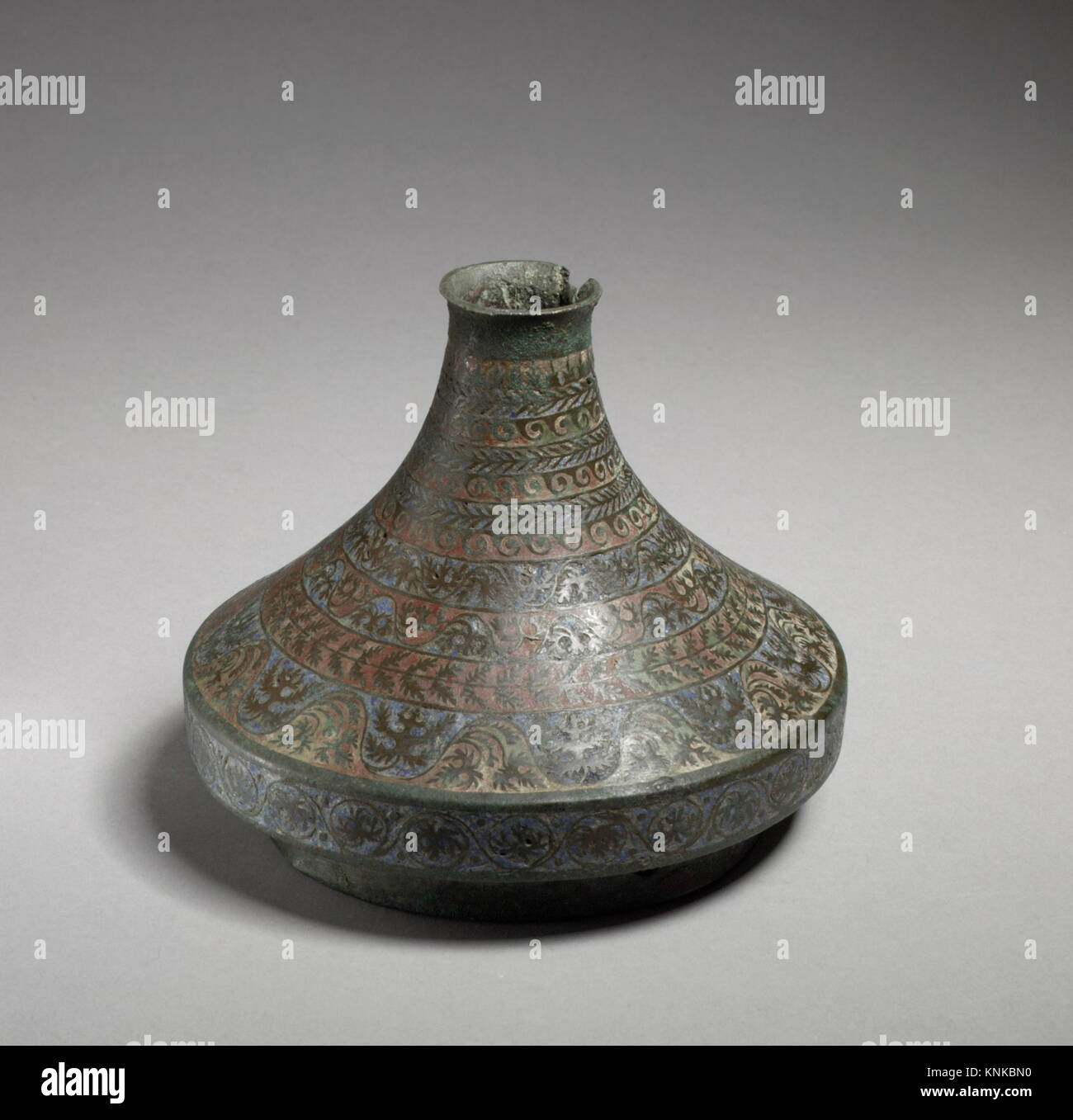 Roman funnel-shaped mount from 2nd-3rd century Gaul, Western Europe ...