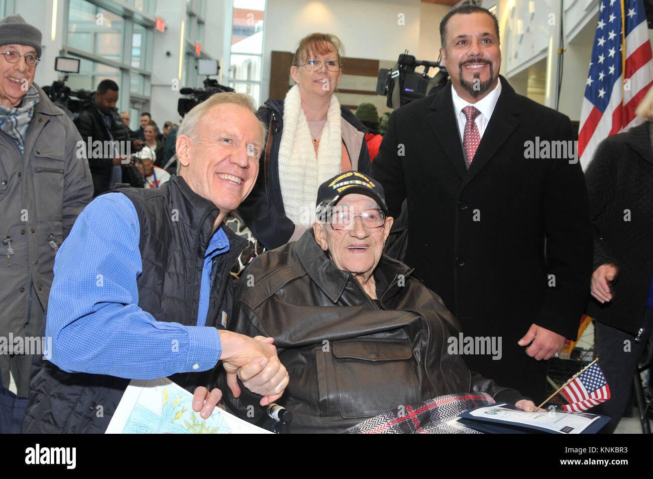 Illinois Governor Bruce Rauner attends Edward Hines Jr. VA Hospital for ...
