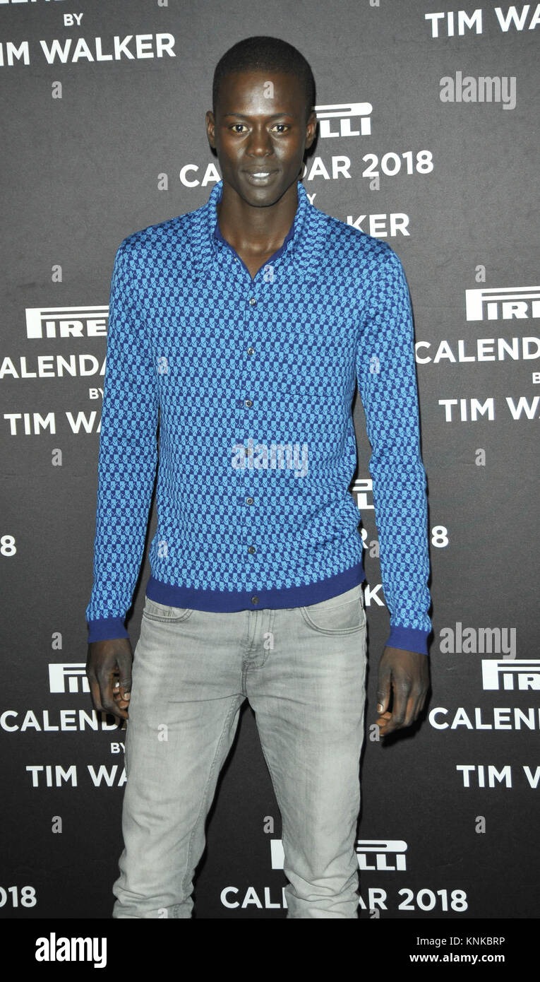 Pirelli 2018 Calendar Event in NYC Featuring: Wilson Oryema Where: NYC ...