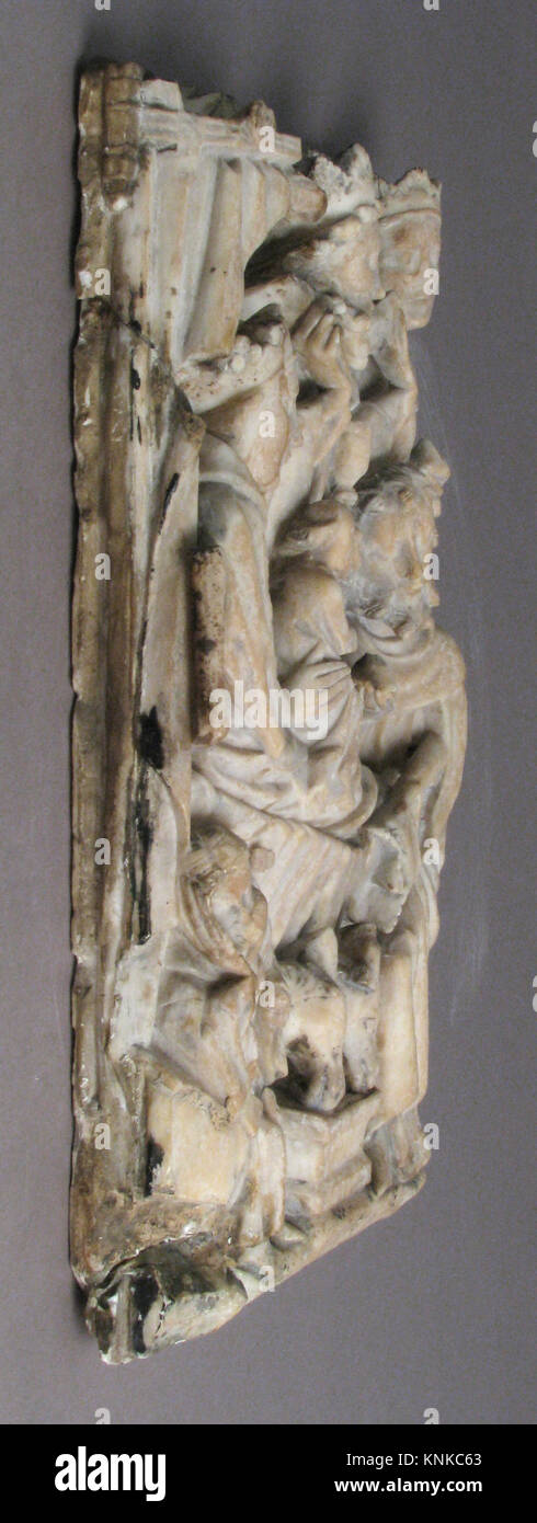This 15th-century British alabaster sculpture from Nottingham depicts ...