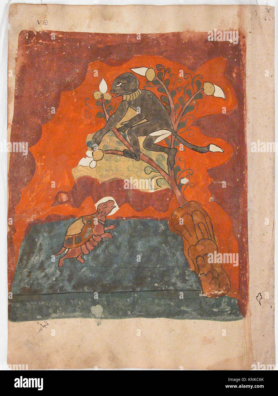 "The Deposed Monkey King Drops Figs for the Tortoise and the Two Become ...