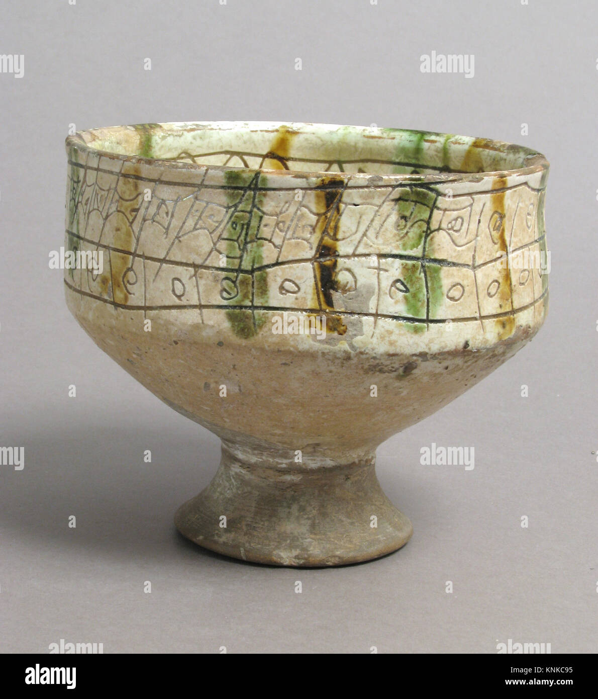 Footed Cup with Falconer, 15th century, Made in Cyprus, Byzantine ...