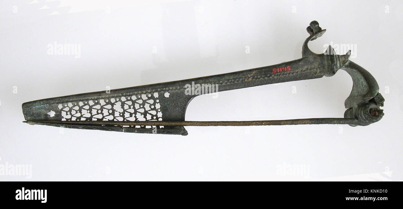 Brooch, 1st century BCE–1st century CE, Celtic, Medium: Copper alloy ...