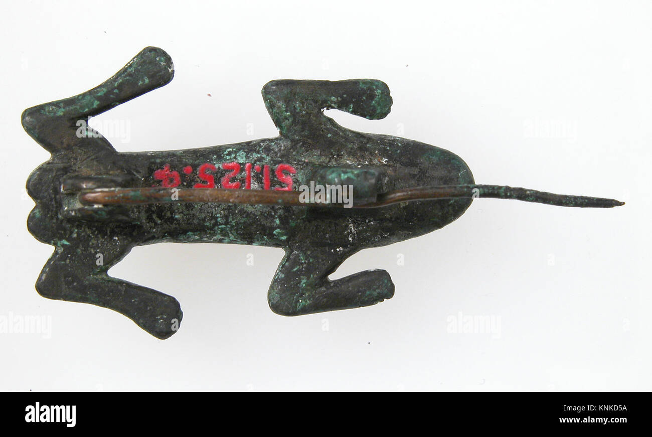 A Late Roman brooch from the 2nd–4th century, shaped like an animal ...