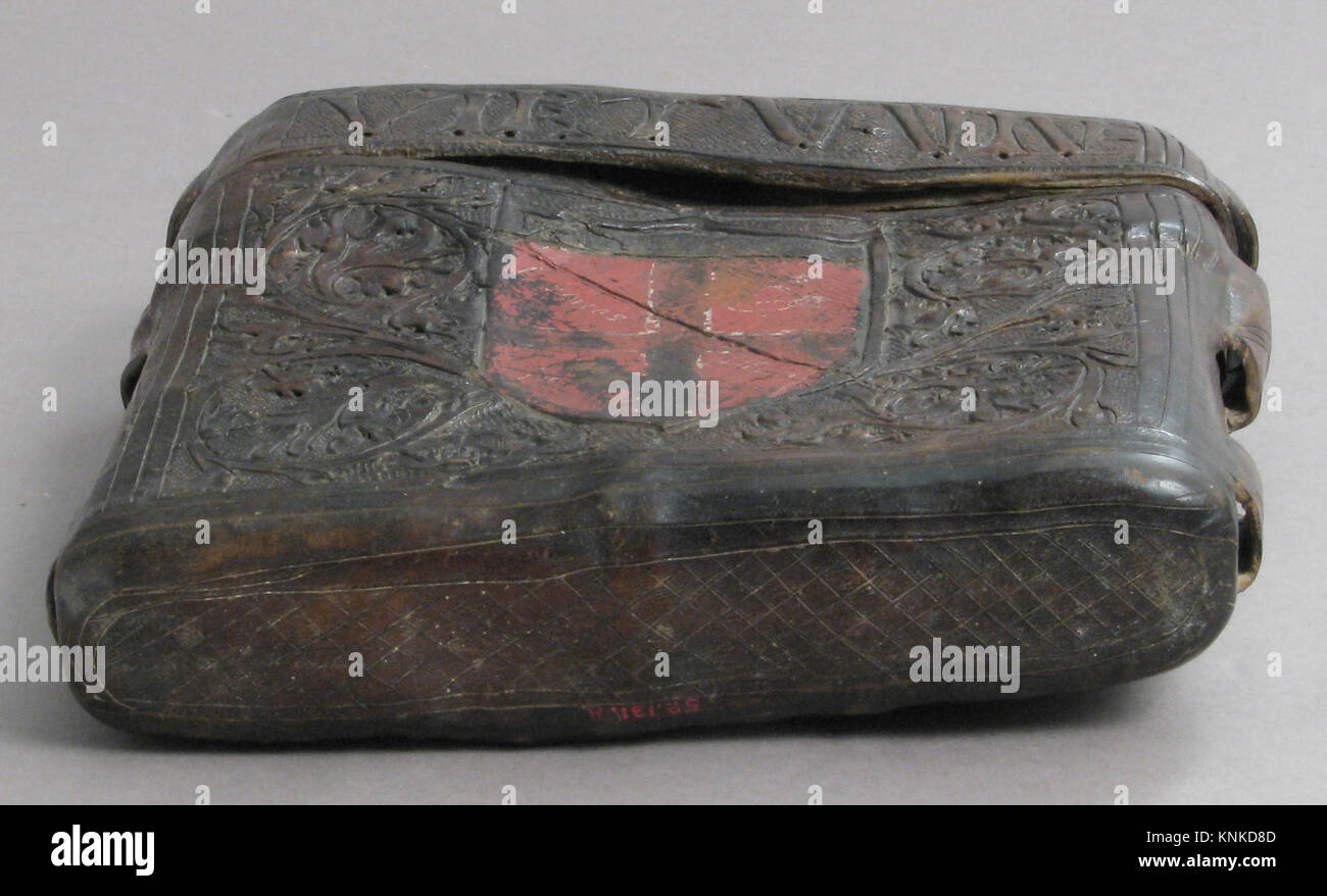 Book Box, 15th century, Italian, Medium: Cuir bouilli (tooled leather ...