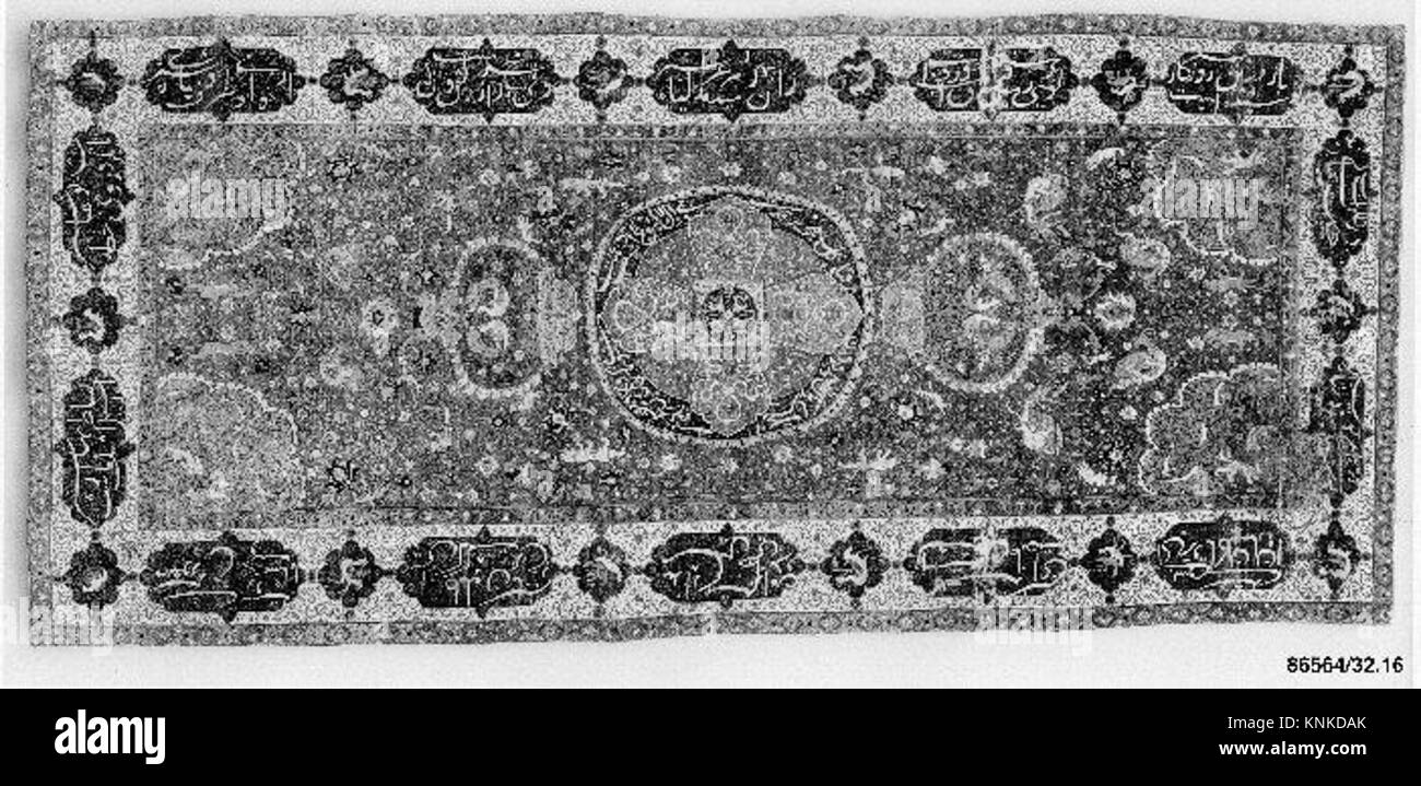 Carpet, 16th century, Attributed to Iran, Medium: Silk (warp and weft ...