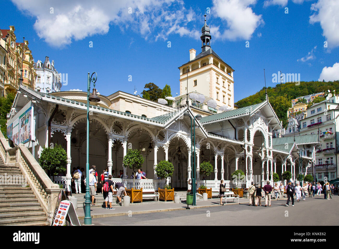 Market colonnade - from 1883, architects Fellner and Helmer, Castle Spa ...