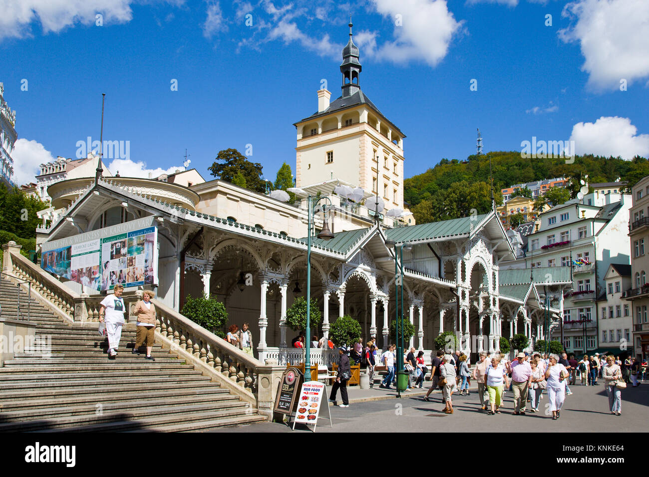 Market colonnade - from 1883, architects Fellner and Helmer, Castle Spa ...