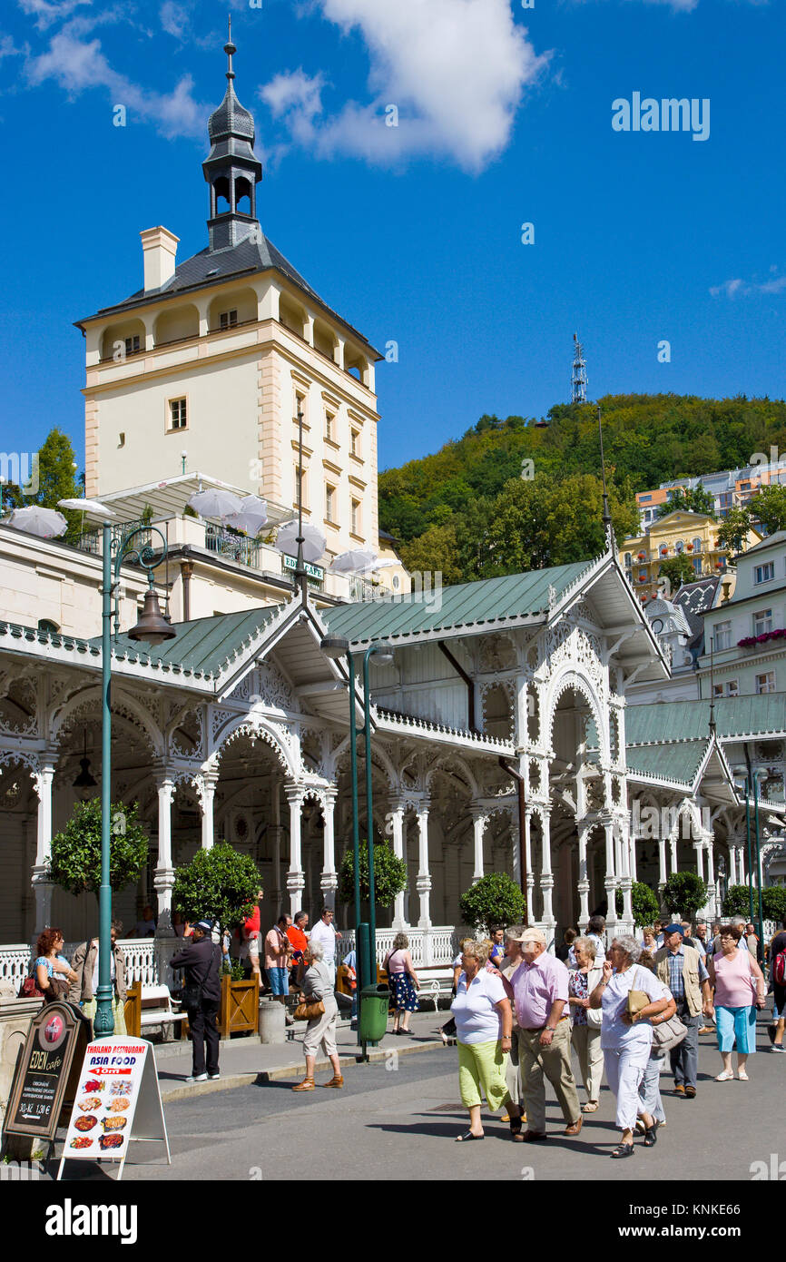 Market colonnade - from 1883, architects Fellner and Helmer, Castle Spa ...
