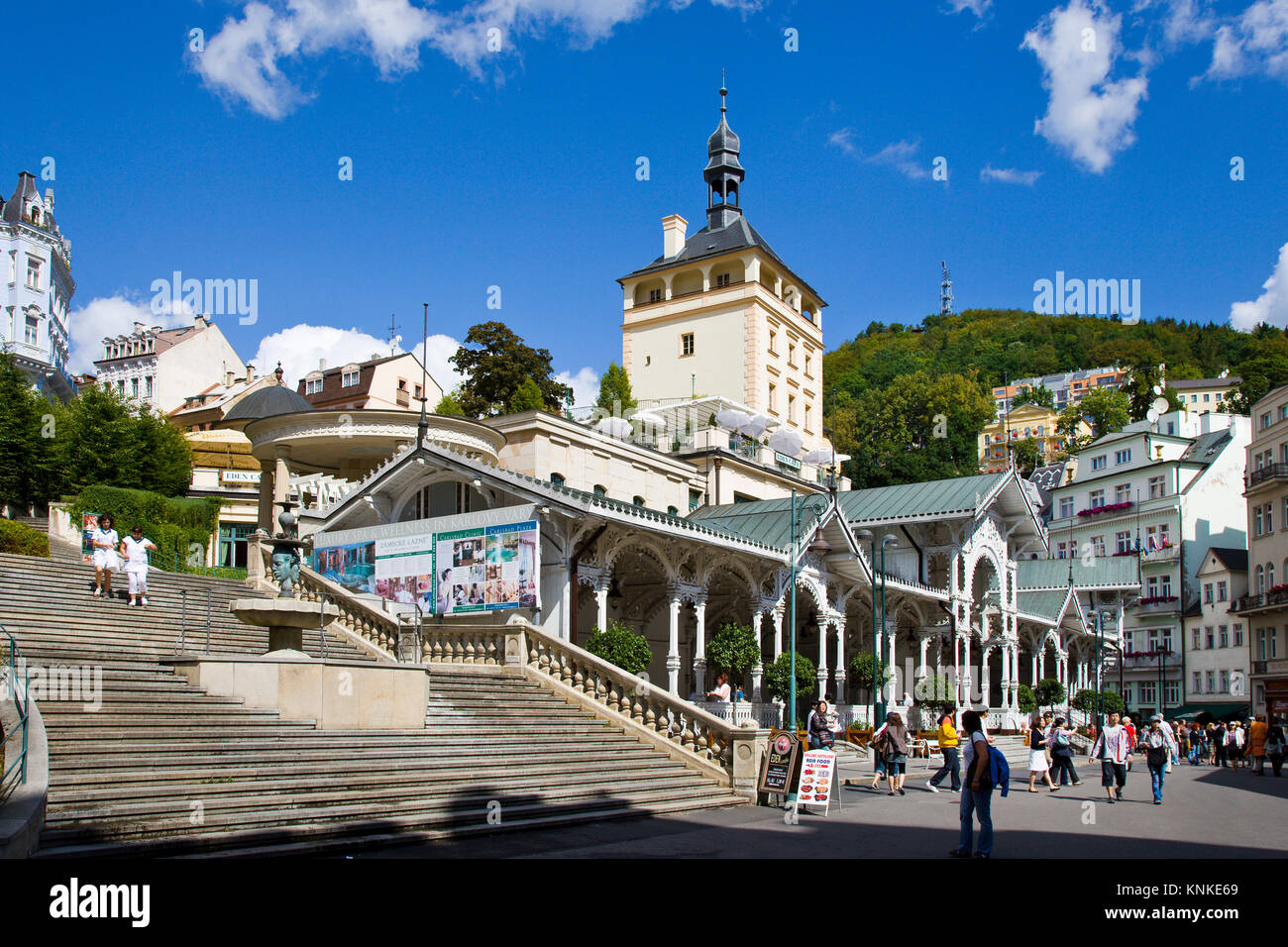 Market colonnade - from 1883, architects Fellner and Helmer, Castle Spa ...