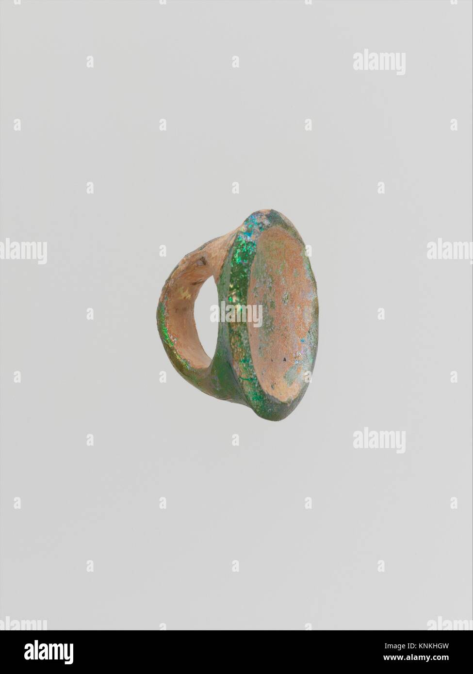 Glass finger ring. Period: Hellenistic; Date: 3rd-2nd century B.C ...