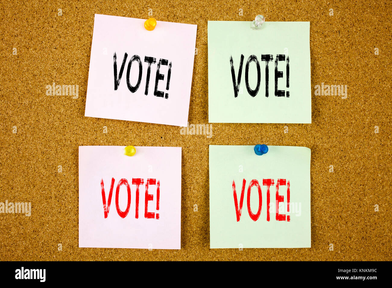 Conceptual hand writing text caption inspiration showing Vote Business ...