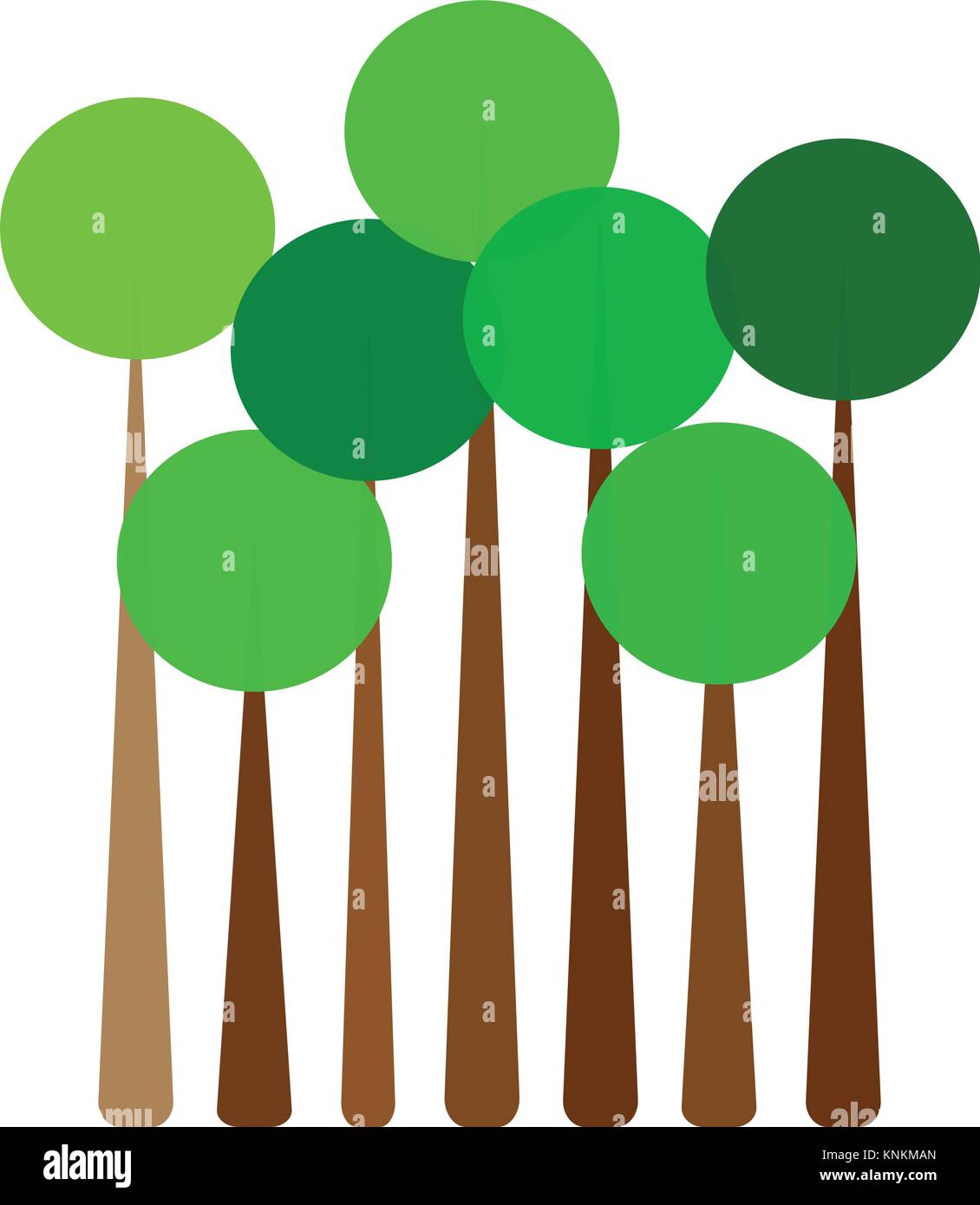 Abstract cute tree Stock Vector Image & Art - Alamy