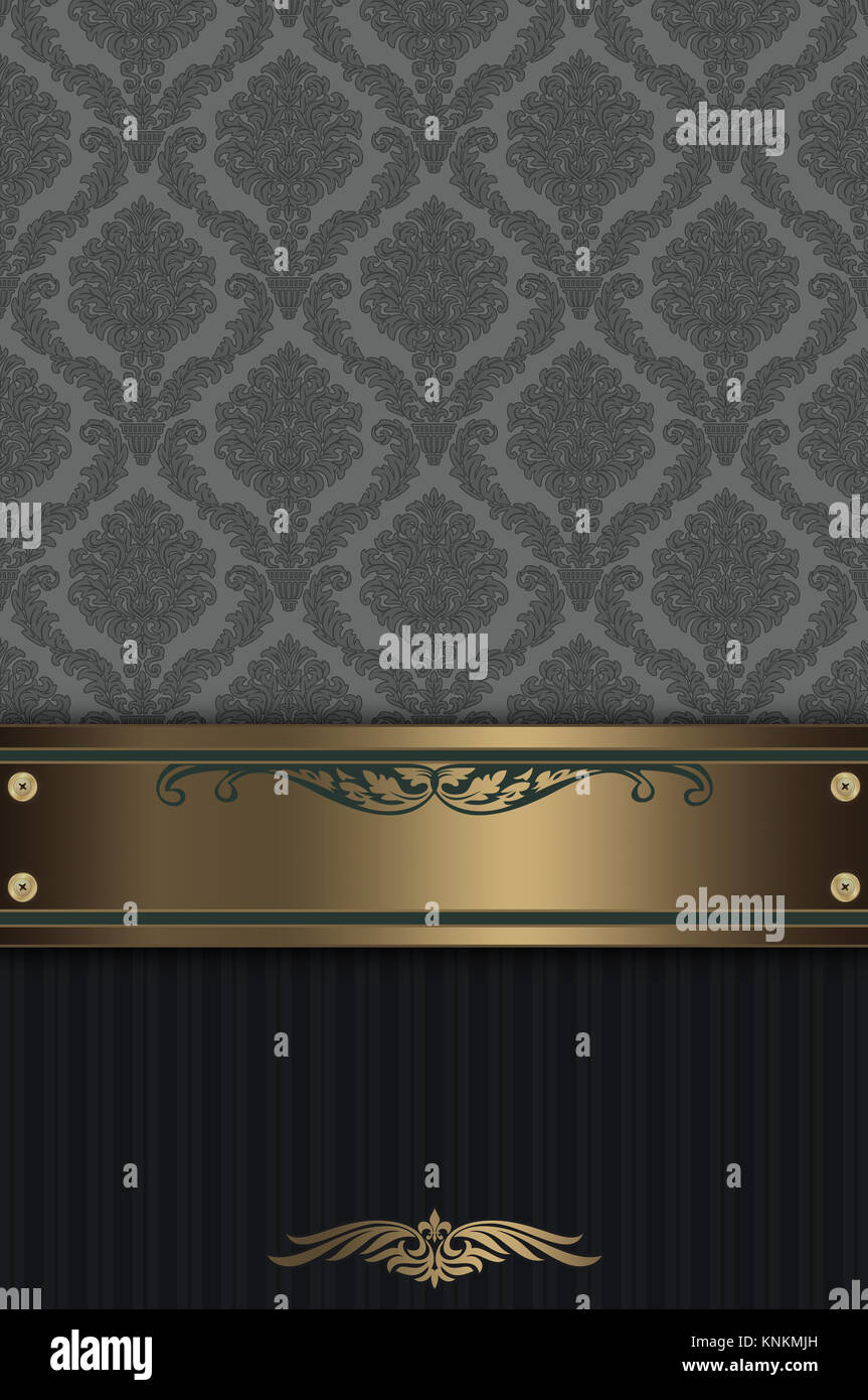 Decorative vintage background with old-fashioned patterns and elegant ...
