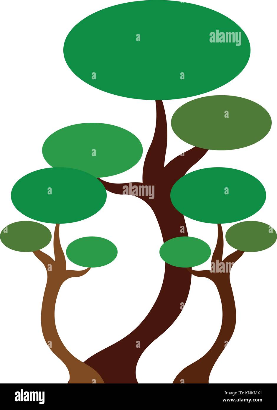 Abstract cute tree Stock Vector Image & Art - Alamy