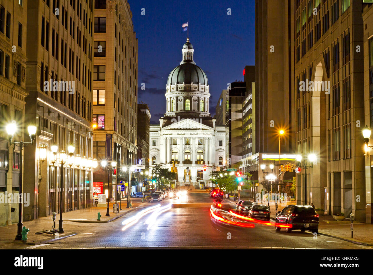 Indianapolis, in city life hi-res stock photography and images - Alamy